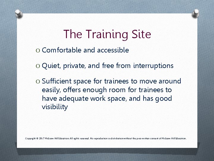 Chapter Five Program Design Objectives O Be able