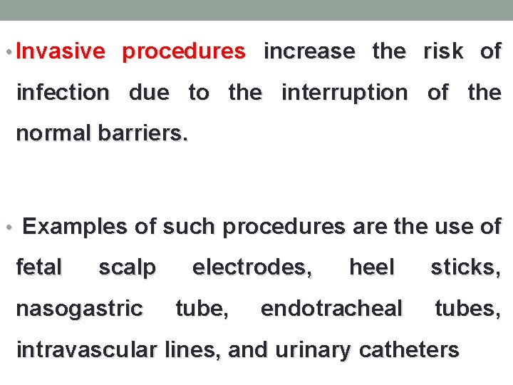 Incubator care Infection Control in high risk unit