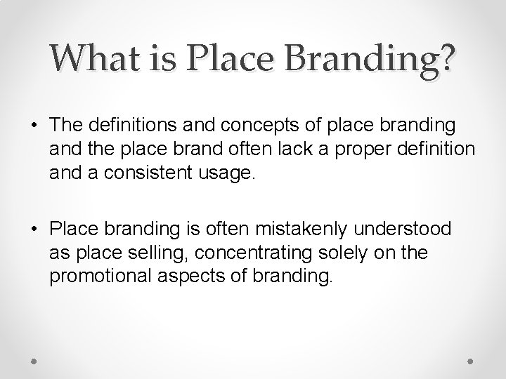 Introduction to Interregional Place Branding CHAPTER 1 Carlo