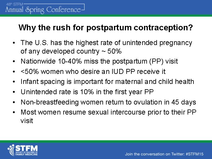 Postpartum contraception Increasing patient access while maximizing ...