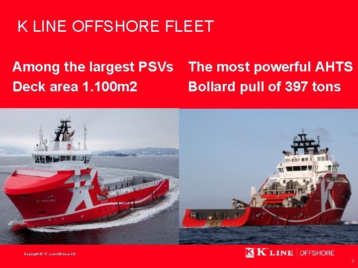 K LINE OFFSHORE AS PRESENTATION Joint Offshore Business