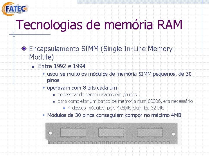 Hierarquia de Memria Arquitetura de Computadores Aula 2