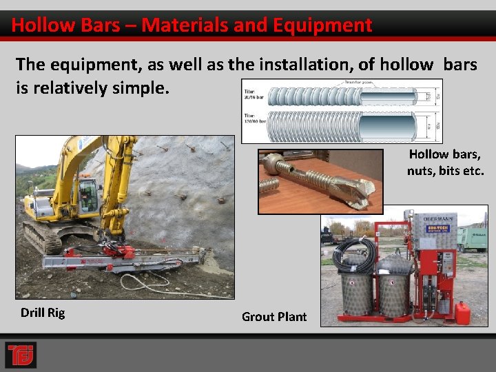 The Installation of Hollow Bars Joe Patterson TEI