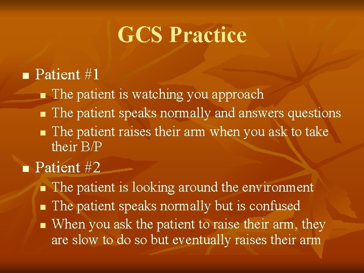 The Patient With An Altered Mental Status October