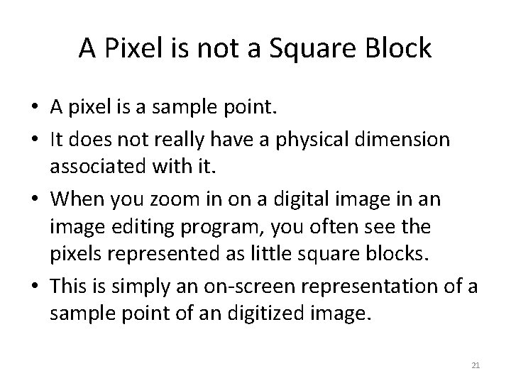 Fundamentals of Digital Imaging Dr Hussein Ahmed Hassan