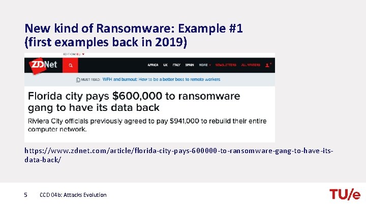 CCD course Lecture 4 b Attacks Evolution New