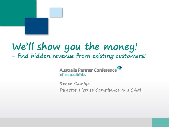 Well show you the money find hidden revenue