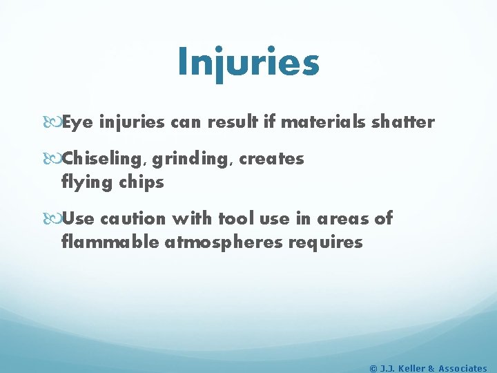 Hand Portable Power Tools J J Keller Associates