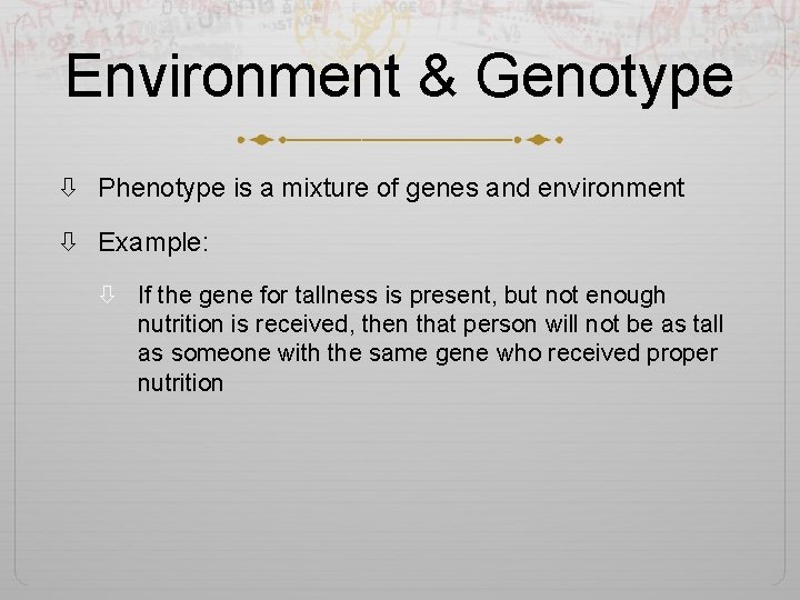 Section 7 1 Chromosomes and Phenotype Biology Objectives