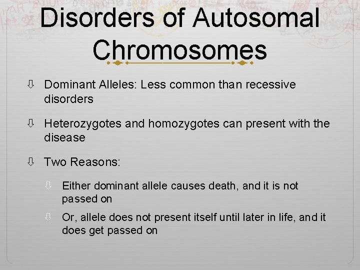 Section 7 1 Chromosomes and Phenotype Biology Objectives