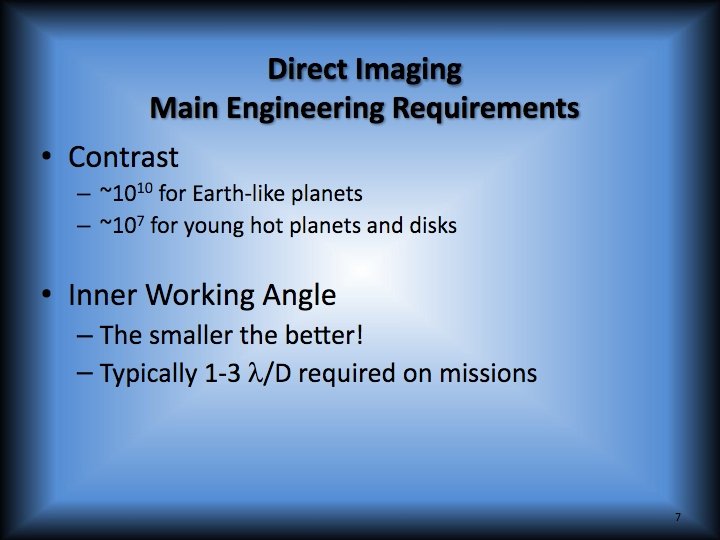 Lecture 16 Extreme Adaptive Optics Exoplanets and Protoplanetary