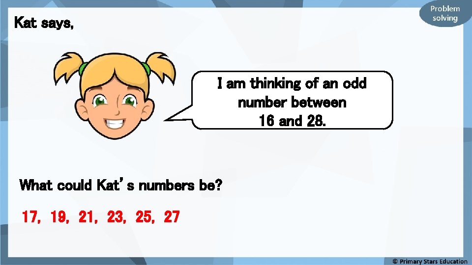 YEAR 2 Multiplication Division Divide by 2 Odd