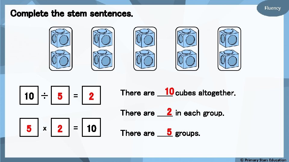YEAR 2 Multiplication Division Divide by 2 Odd