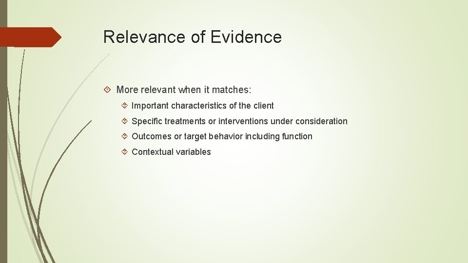 Evidence Based Practice Searching the Literature and Pseudoscience