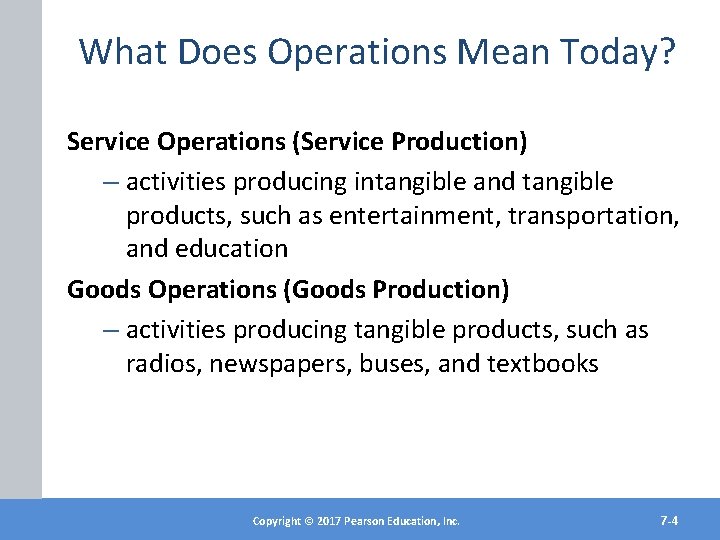 FPO book cover here Operations Management and Quality