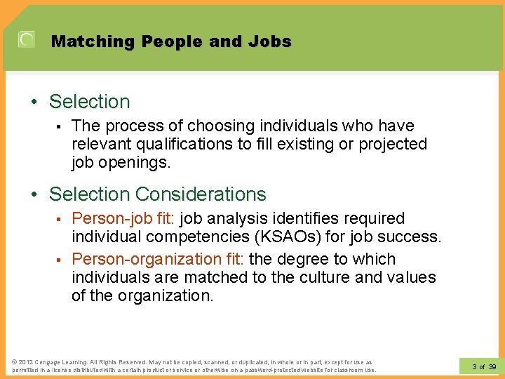 Employee Selection The Challenges of Human Resources Management