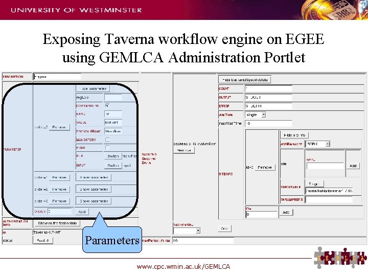 Enabling the execution of various workflows Kepler Taverna
