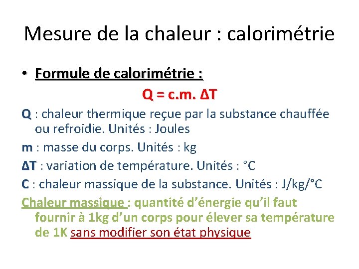 Transfert de chaleur et de masse Nicolas Laporte