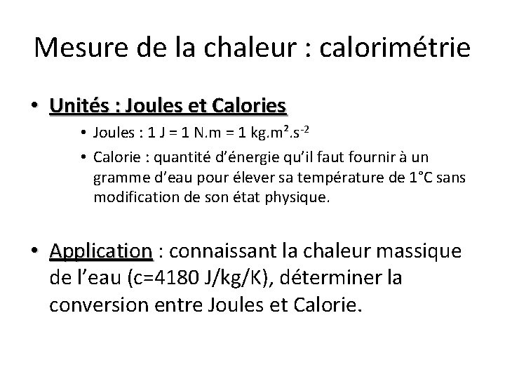 Transfert de chaleur et de masse Nicolas Laporte