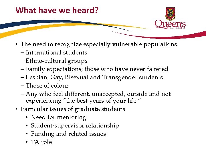 Principals Commission on Mental Health Lynann Clapham Roy