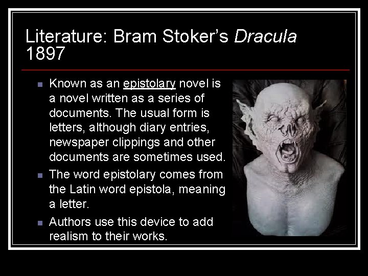 Dracula History Myth and Literature Transformations History Vlad