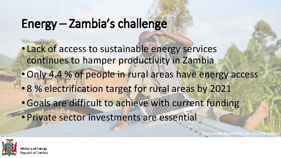 Zambias roadmap towards 47 emissions reduction Harriet Zulu