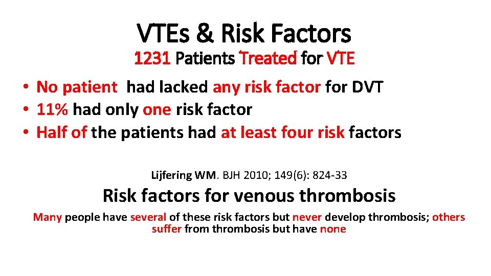 Which Procedure Need Prophylaxis for DVT After Trauma