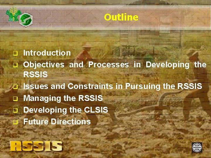Romeo S Recide Director Bureau of Agricultural Statistics