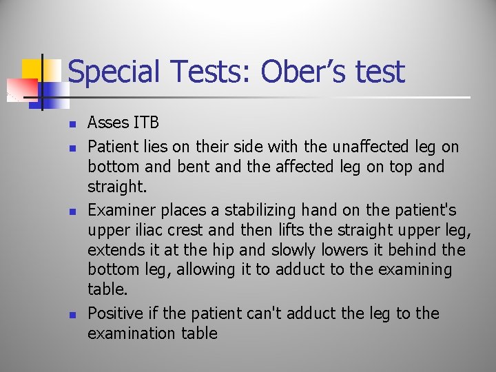 Spine Evaluation John M Lavelle DO History n
