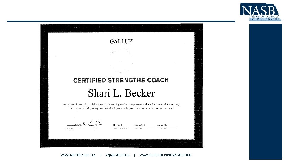 Gallup Turning Talents Into Strengths Shari Becker Director