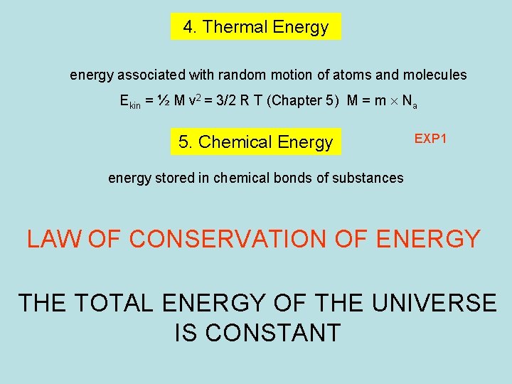 CHEMISTRY 161 Chapter 6 Energy an Chemical Change