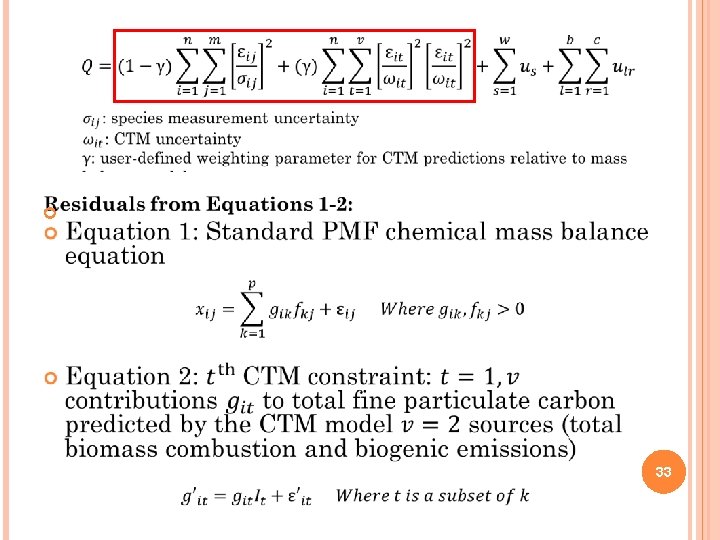 COUPLING CHEMICAL TRANSPORT MODEL SOURCE ATTRIBUTIONS WITH POSITIVE