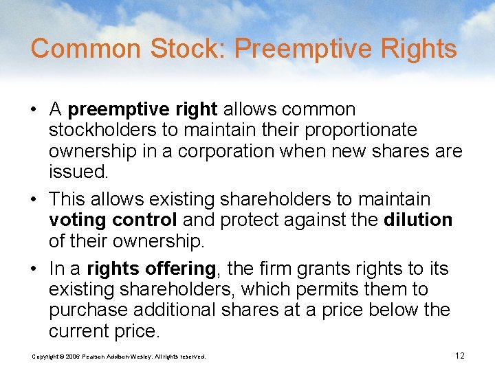 Chapter 7 Stock Valuation Learning Goals 1 Differentiate