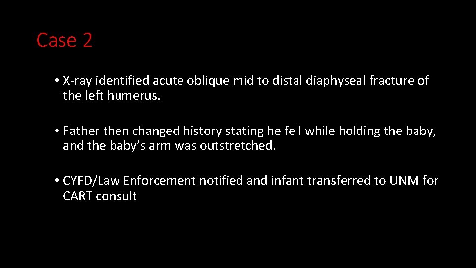 Sentinel Injuries in Physical Abuse Leslie Strickler DO