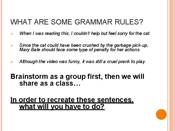 AGENDA FOCUS What are AWUBS and how can