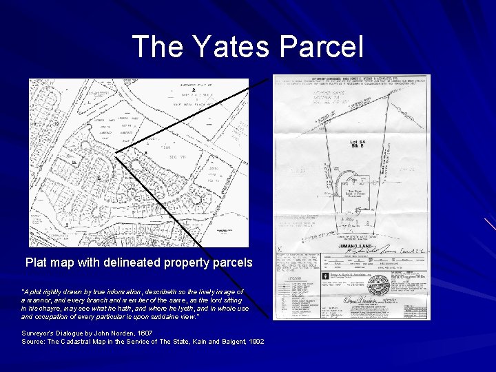 The Intersection of Cadastral Surveys and Floodplain Maps