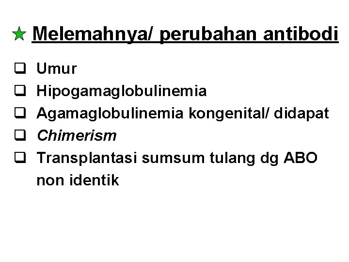 Pemeriksaan Laboratorium Sebelum Transfusi Darah dan Pada Reaksi