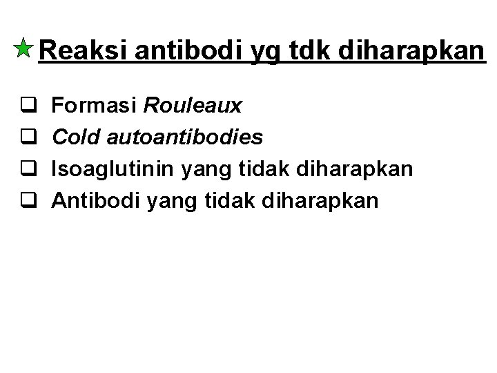 Pemeriksaan Laboratorium Sebelum Transfusi Darah dan Pada Reaksi
