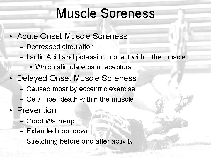 Mechanisms and Characteristics of Sports Trauma How Injuries