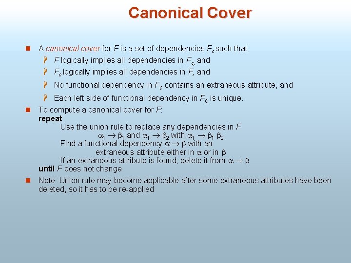 Chapter 7 Relational Database Design Chapter 7 Relational