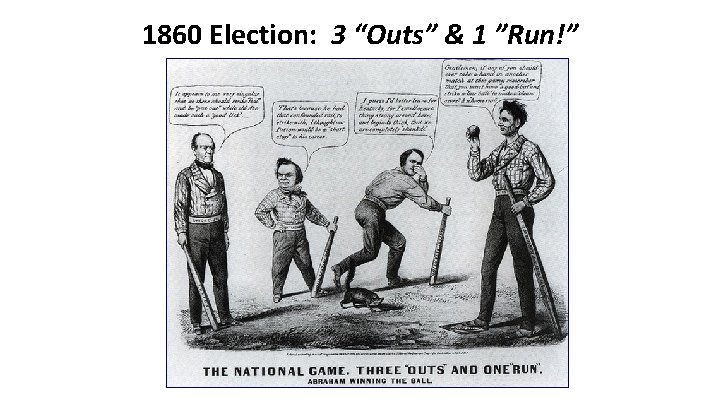 Republican Party Platform in 1860 Nonextension of slavery