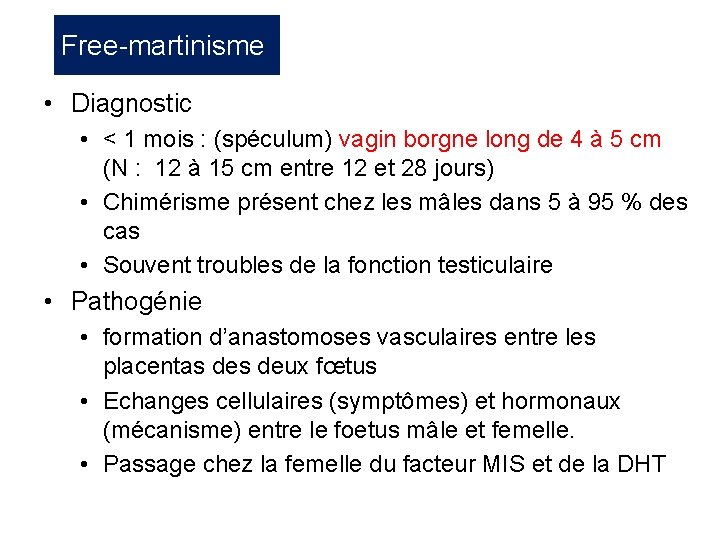 Les principales pathologies gnitales de la gnisse Prof