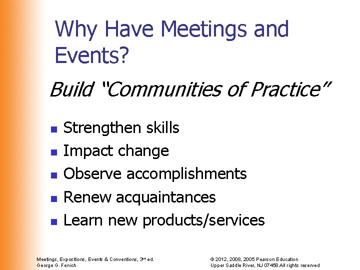 MEEC Chapter One Introduction to the Meetings Expositions