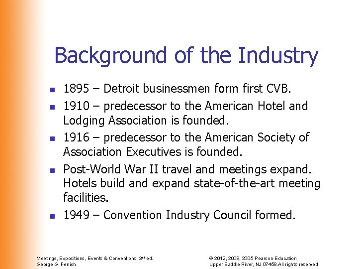 MEEC Chapter One Introduction to the Meetings Expositions
