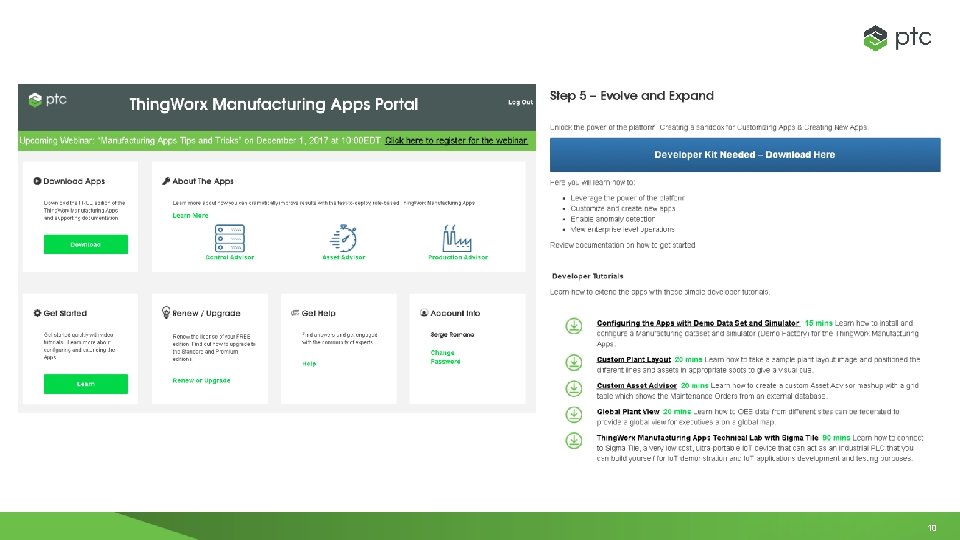 MANUFACTURING APPS TIPS TRICKS SESSION 3 PTC SIGMA