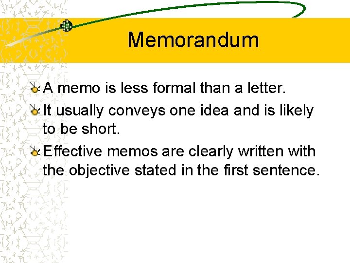 Writing a Memorandum Business Communication and Report Writing
