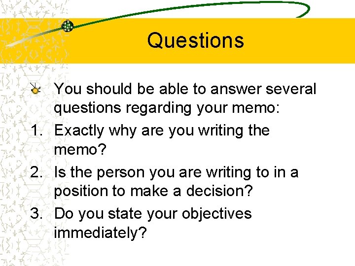 Writing a Memorandum Business Communication and Report Writing