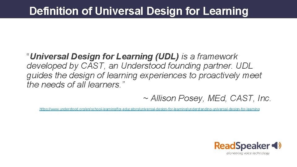 Inclusive Design for Education ALL IN Ginger Dewey