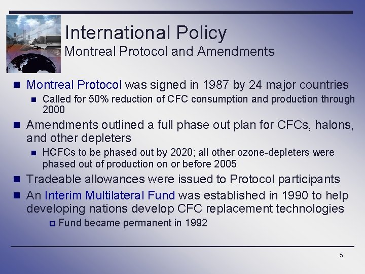 Chapter 14 Global Air Quality Policies for Ozone