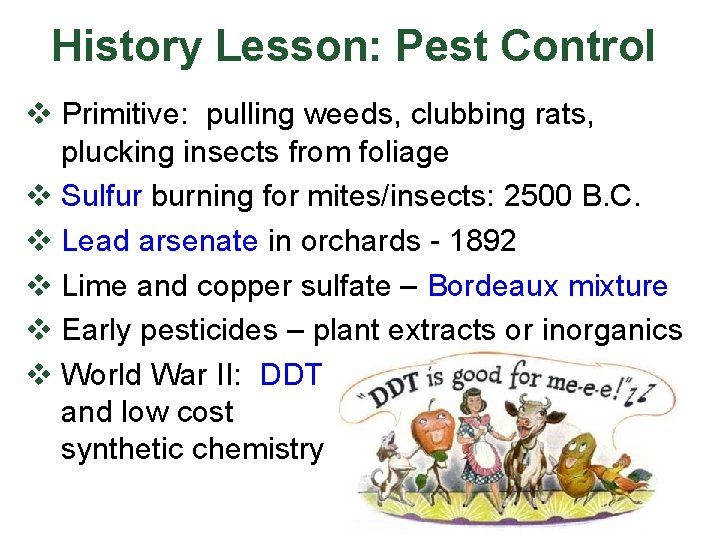 CHAPTER 1 Pest Management Chapter 1 National Pesticide